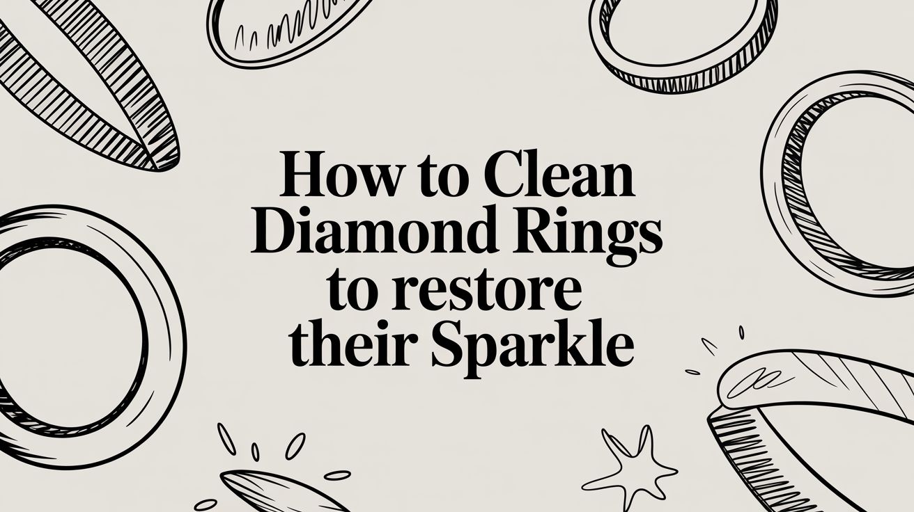 How to Clean Diamond Rings to Restore Their Sparkle